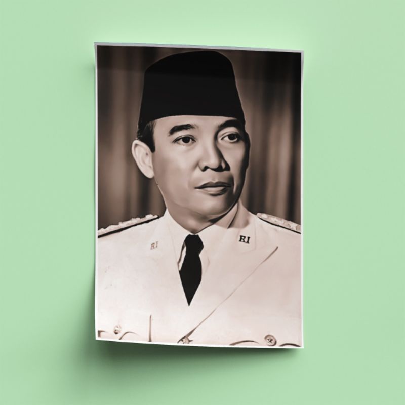 Jual Poster Ir. Soekarno 03 / Poster Tokoh / Poster A3+ / Poster Custom ... Jual Poster Ir. Soekarno 03 / Poster Tokoh / Poster A3+ / Poster Custom ...