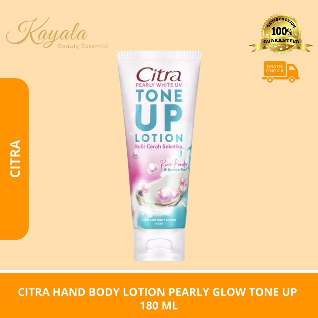 Jual CITRA HAND BODY LOTION PEARLY GLOW TONE UP 180 ML - body lotion ...
