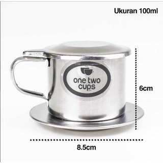 Jual Cangkir Stainless Steel Filter Saring Kopi Vietnam Drip Pot100 ml ...