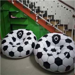 INTIME Sofa Air Kursi Angin Bangku Tempat Duduk Balon Karet Motif Sepak ...