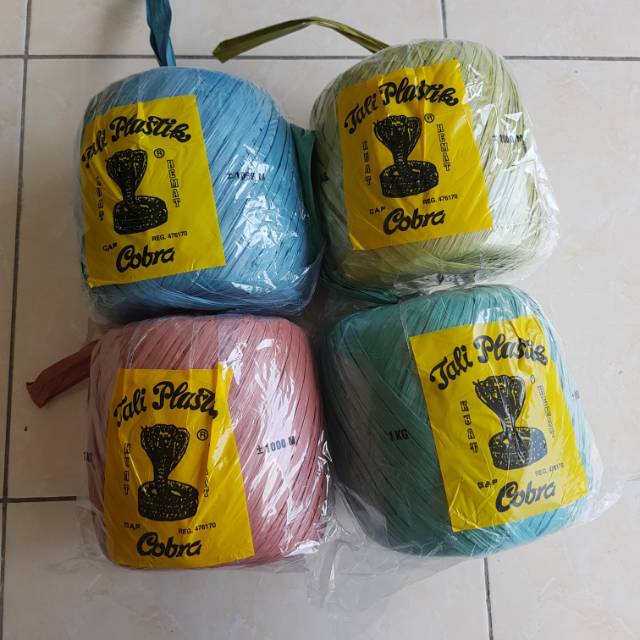 Jual Tali rafiah tali rafia tali rapiah 1kg Indonesia|Shopee Indonesia