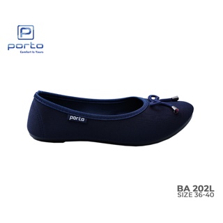 Jual Porto BA202L - Sepatu Flat Wanita Baru Cantik Empuk Sekolah Kantor ...