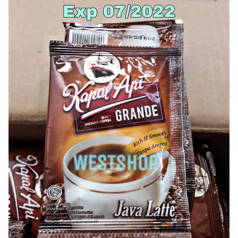 Kopi Kapal Api GRANDE JAVA LATTE | Shopee Indonesia