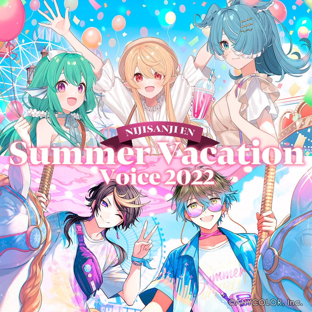 Jual Nijisanji EN Summer Vacation Voice 2022 (Ike, Luca, Alban, Uki, Pomu, Elira, Finana, Rosemi ...