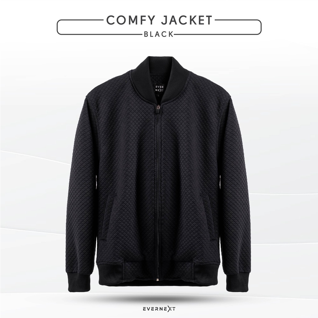 Jual Evernext - Jaket Basic Comfy Pria Jaket Polos Pria Bomber Pria ...