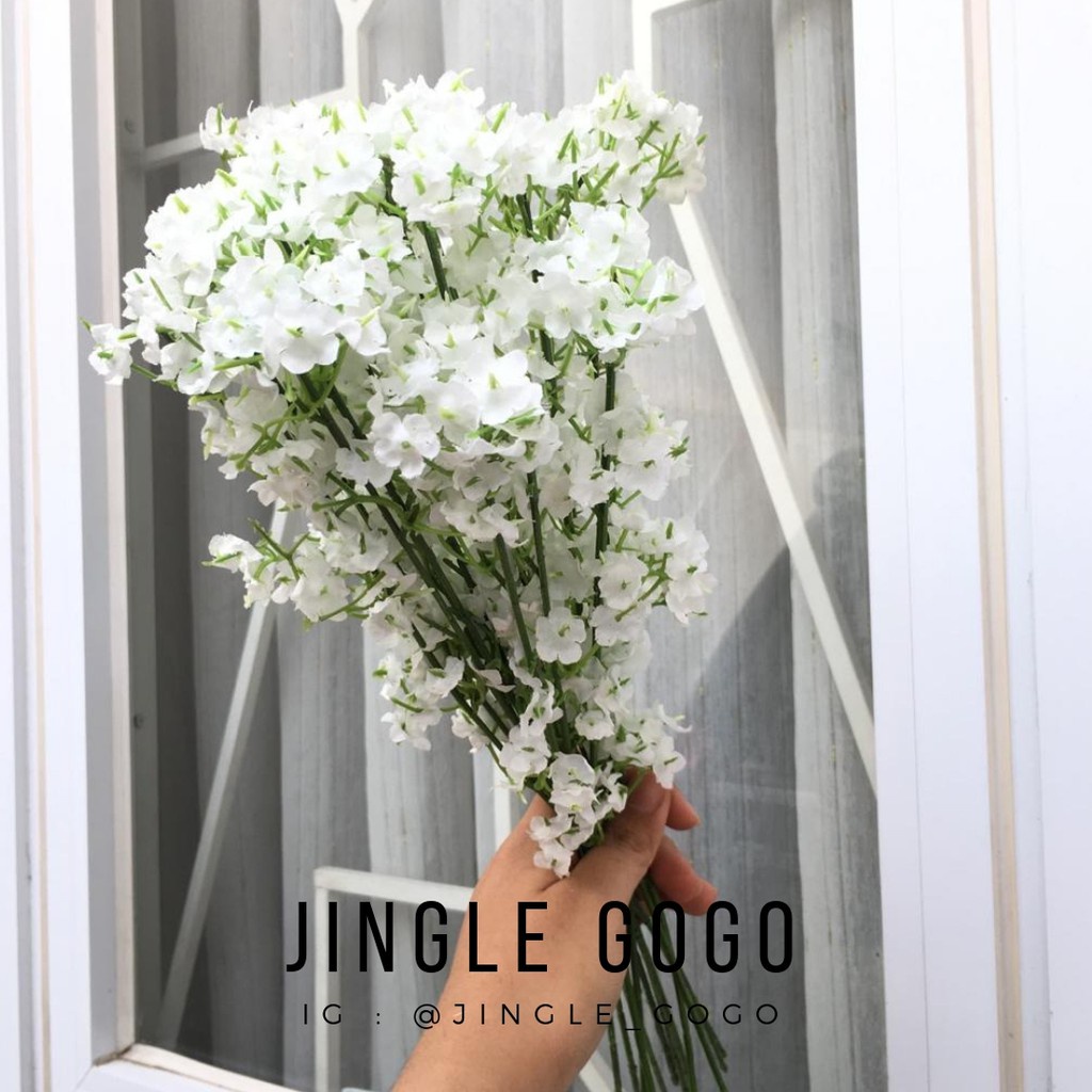 Jual Bunga Putih Baby Breath Kain Babybreath Artifisial Artificial ...