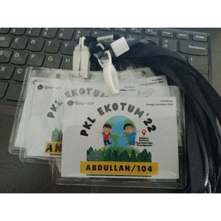 Jual NAMETAG B2 / A2 , ID CARD, COCARD UKURAN B2 / A2 MIKA TEBAL ...