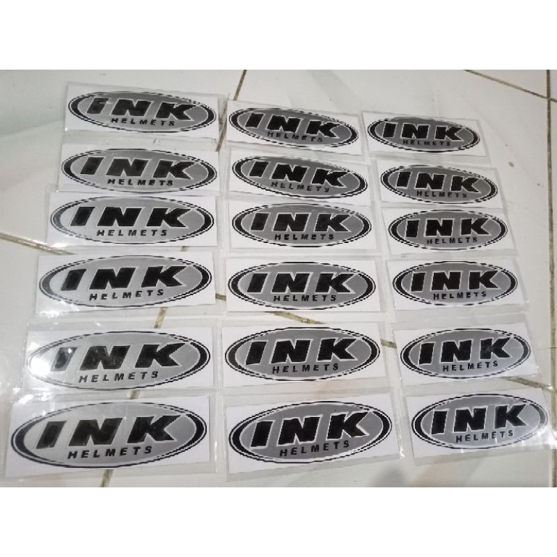 Jual Stiker Cutting Helm INK Oval | stiker helm ink ukuran sesuai ...