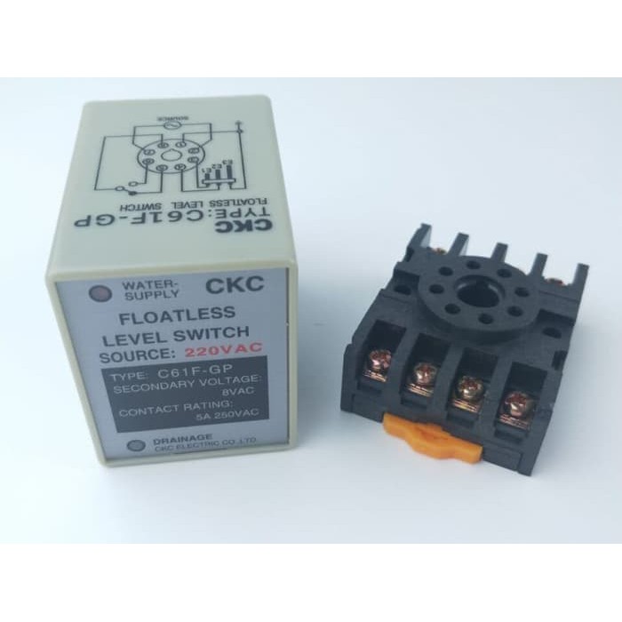 Jual CKC floatless level switch Water Level Controller C61F-GP AC 220V ...