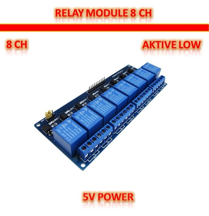 Jual Modul Relay 8 Channel for Arduino, Raspberry Pi | Shopee Indonesia