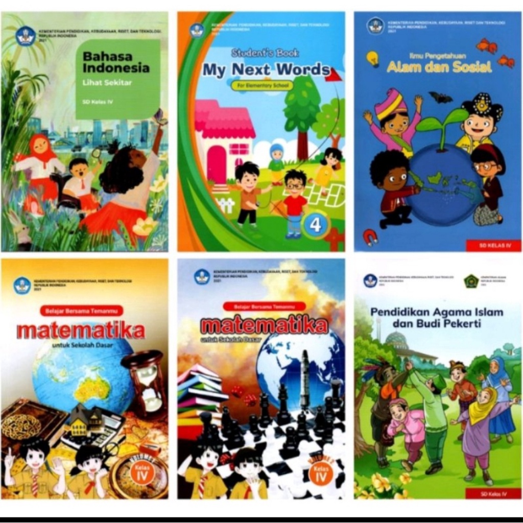 Jual BUKU SD KELAS 4 KURIKULUM MERDEKA(KURMER) | Shopee Indonesia