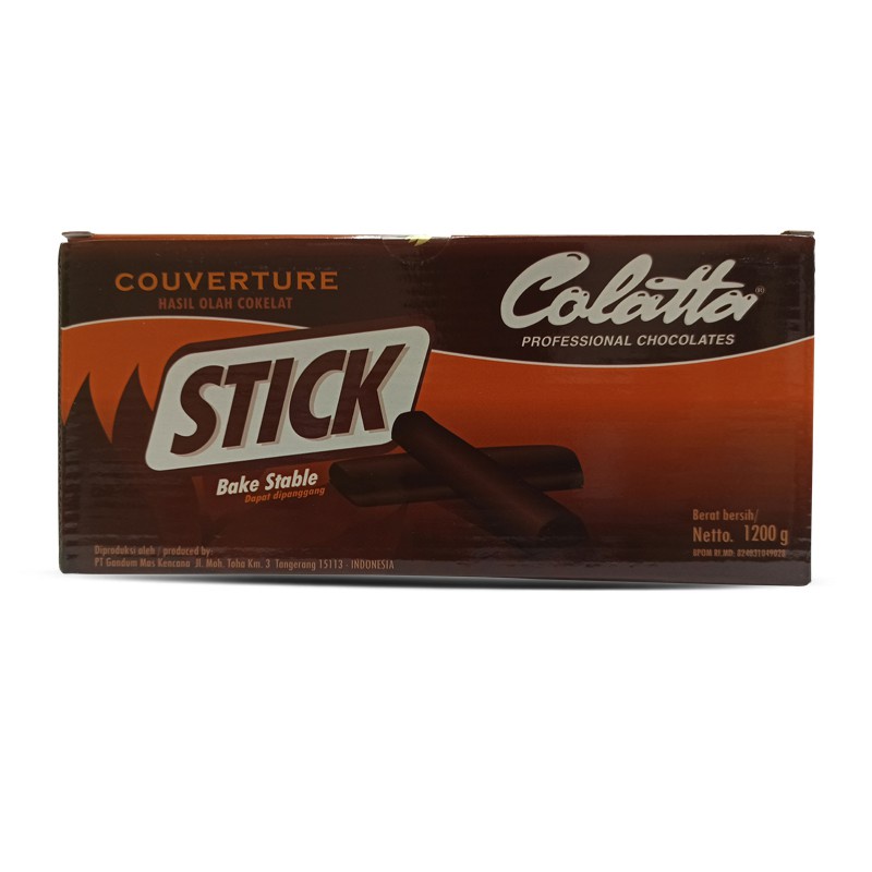 Jual COLATTA Chocolates Stick Couverture 1,2 KG Cokelat Stik | Shopee ...