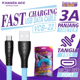 Jual KHANZAACC V-GeN VCB-22 Kabel Data VGEN Micro USB Fast Charging 3A ...