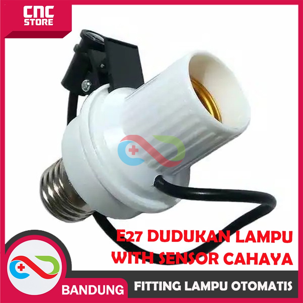 Jual FITTING LAMPU OTOMATIS E27 DENGAN SENSOR CAHAYA LDR LAMPU HALAMAN ...