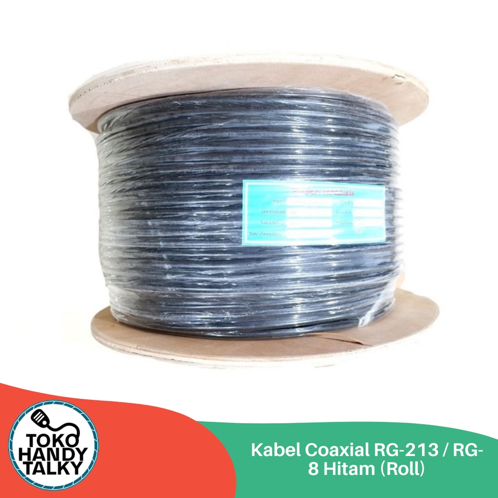 Jual KABEL COAXIAL RG-213 / RG-8 HITAM (ROLL) NEW | Shopee Indonesia