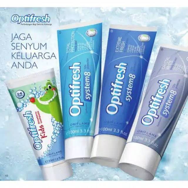 Jual Optifresh System 8 Total Protection / Crystal White / Extreme ...