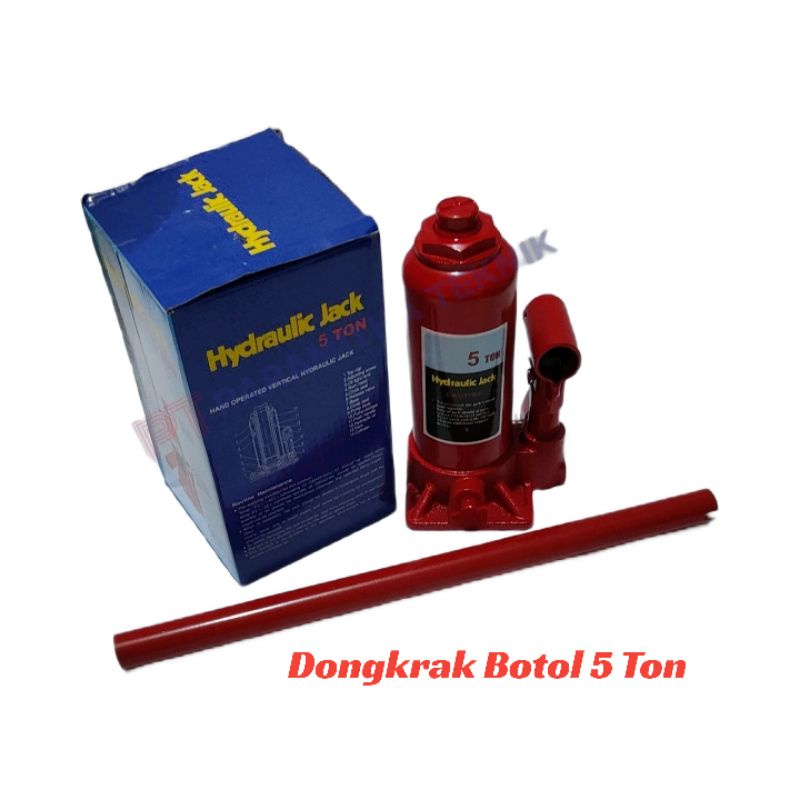 Jual Dongkrak Botol 5 ton / hydraulic jack / hidrolik truk mobil ...