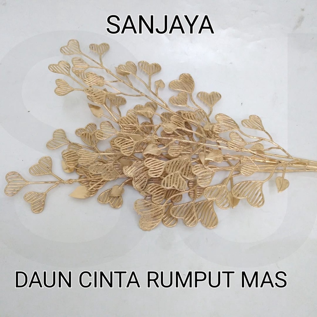 Jual HIASAN DAUN GOLD / DAUN PALSU EMAS / DAUN HIAS PLASTIK MAS / DAUN ...