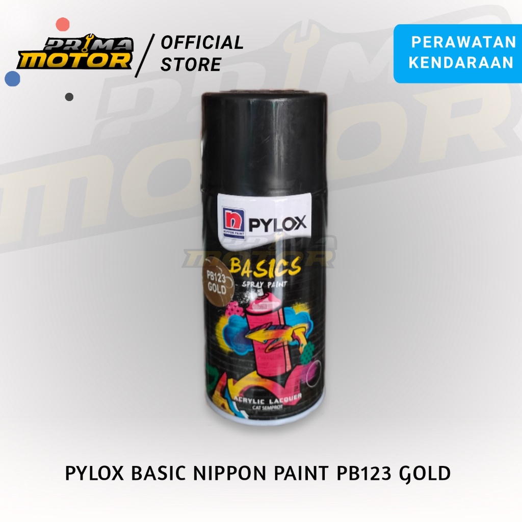 Jual Pylox pilox Basic Atau Cat Semprot Nipon Paint Pilok PB 123 GOLD ...