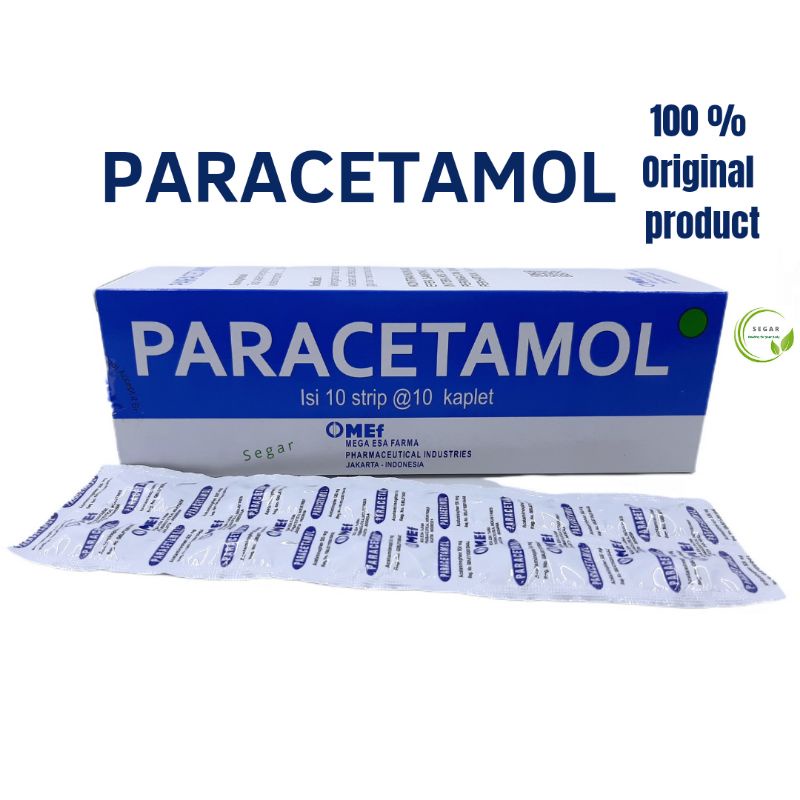 Jual PARACETAMOL 1 strip isi 10 tablet - Demam - Sakit Kepala - Sakit ...