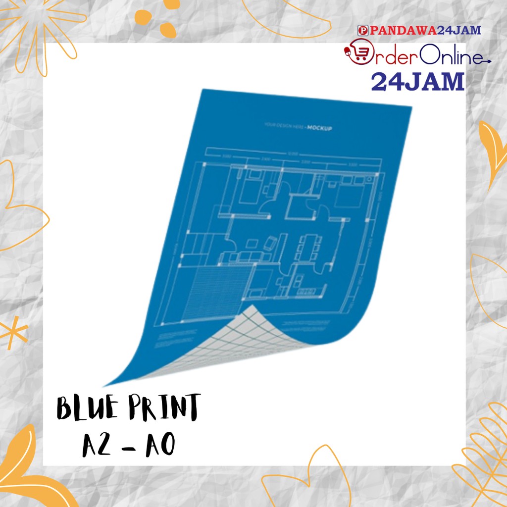 Jual PRINT CUSTOM KERTAS BLUEPRINT DIGITAL | UKURAN A0 - A2 | Indonesia ...