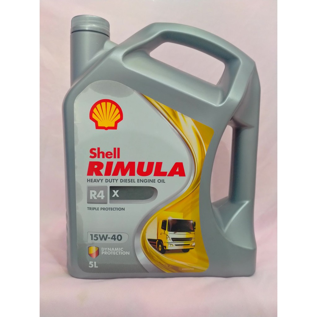 Jual OLI SHELL RIMULA R4 X SAE 15W-40 GALLON 5LT Indonesia|Shopee Indonesia