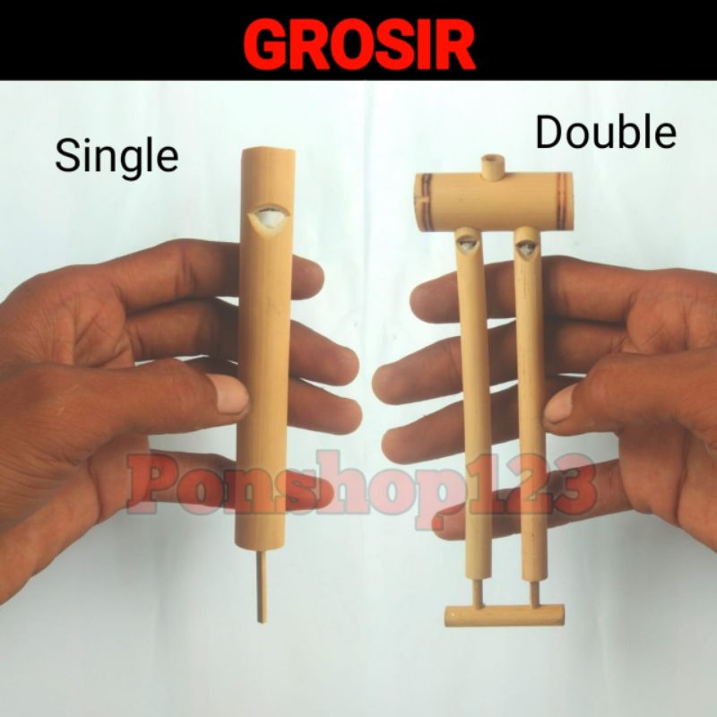 Jual Peluit Bambu Pluit Bambu Sempritan Bambu Mainan tradisional Orog ...