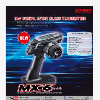 Jual 101A32572A SANWA REMOTE MX-6 w/RX-391W | Shopee Indonesia