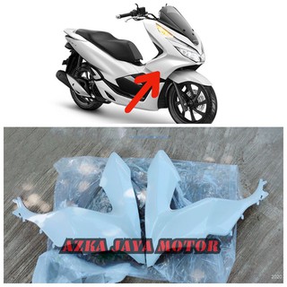 Sayap Honda PCX 150 putih / legshiel luar PCX putih | Shopee Indonesia