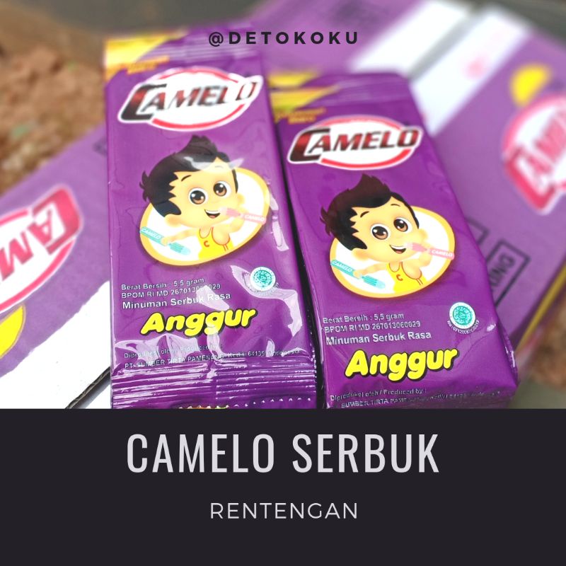 Jual Detokoku Es Camelo Serbuk Rentengan isi 10pcs | Shopee Indonesia