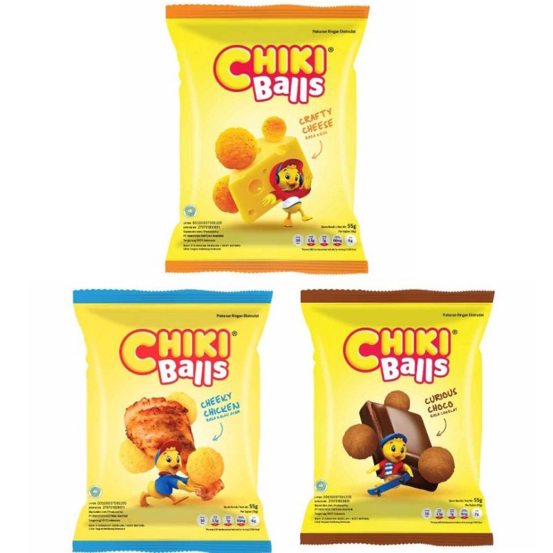 Jual Chiki Balls Crafty Cheese / cheeky chicken / coklat CiKi jadul ...