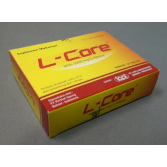 Jual L CORE BOX ISI 5 SACHET suplemen untuk pemulihan kesehatan ...