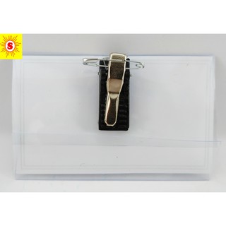 Jual Name Tag Jepit Peniti Multi / Tanda Pengenal / Card case GROSIR ...