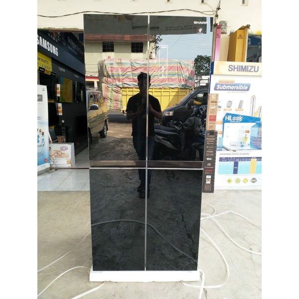 Jual kulkas side by side Sharp SJ-IF51PG-BK | Shopee Indonesia