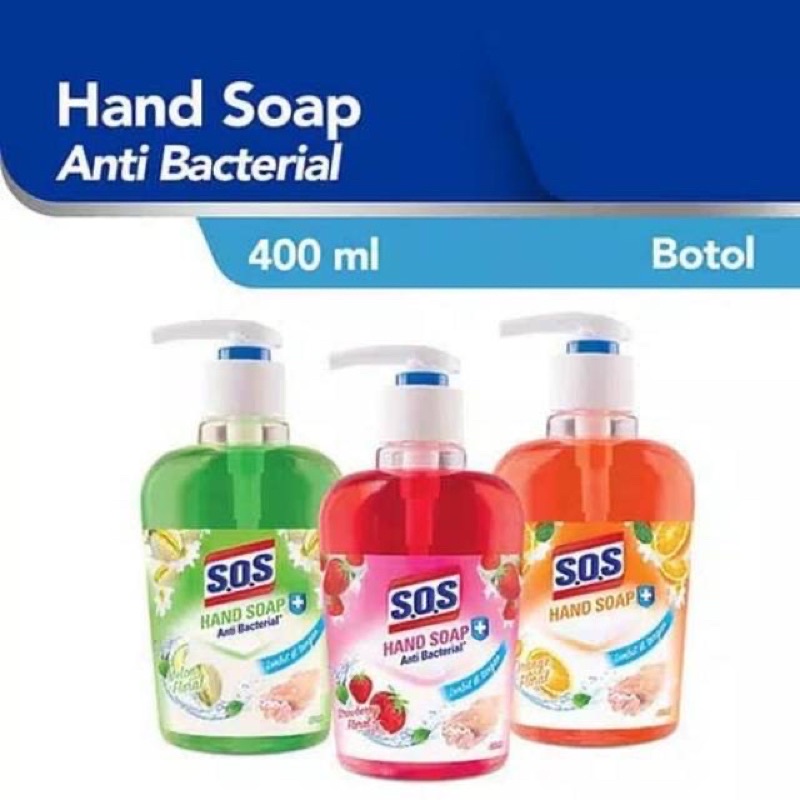 Jual SOS HAND WASH ANTI BAKTERIAL / SOS HAND SOAP / SABUN CUCI TANGAN ...