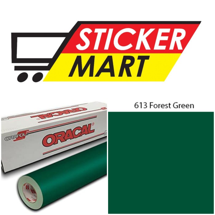 Jual Sticker Oracal Forest Green 613 Glossy stiker mobil warna hijau ...