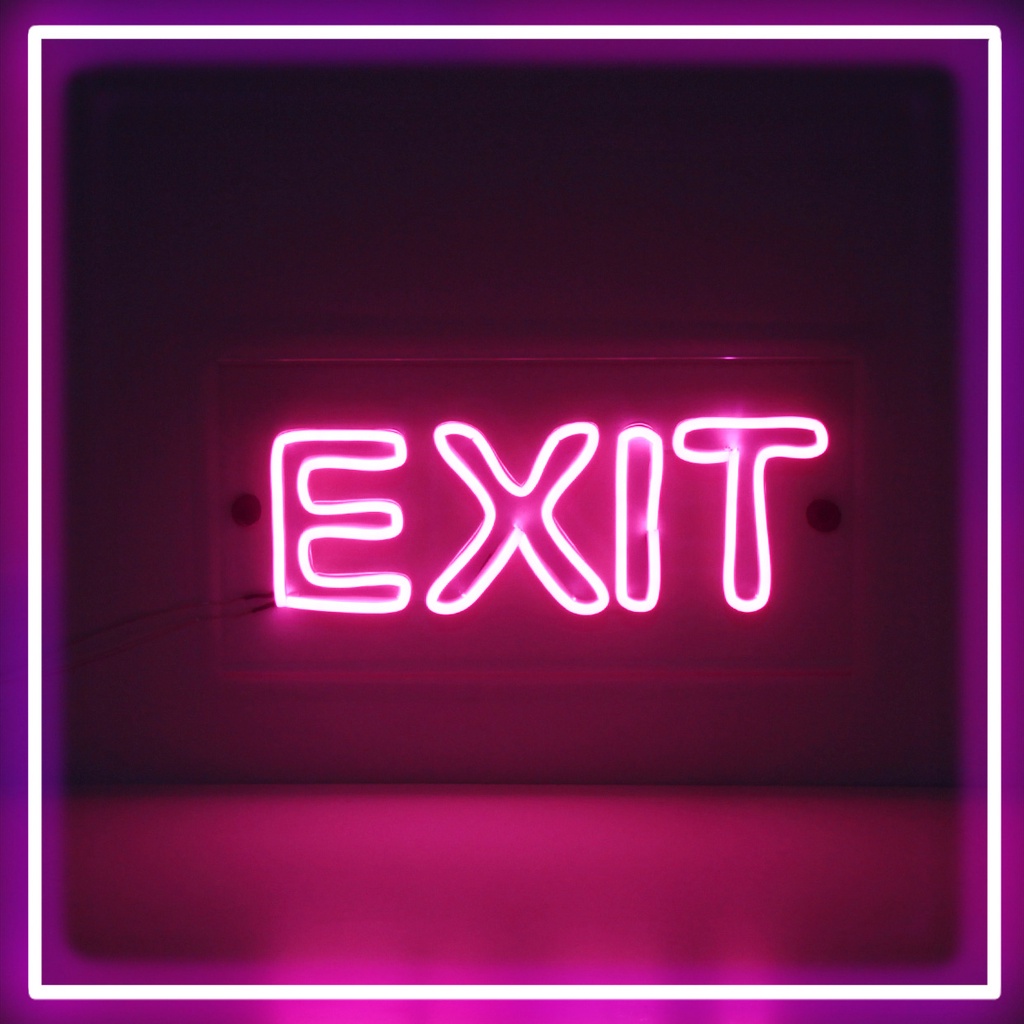Jual SIGN EXIT | NEON FLEX EXIT | PAPAN TULISAN | Shopee Indonesia