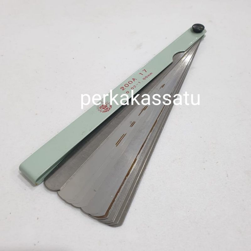 Jual FEELER FULLER GAUGE 200MM 200 MM UKURAN KLEM 8" 8 INCI INCH 17 ...