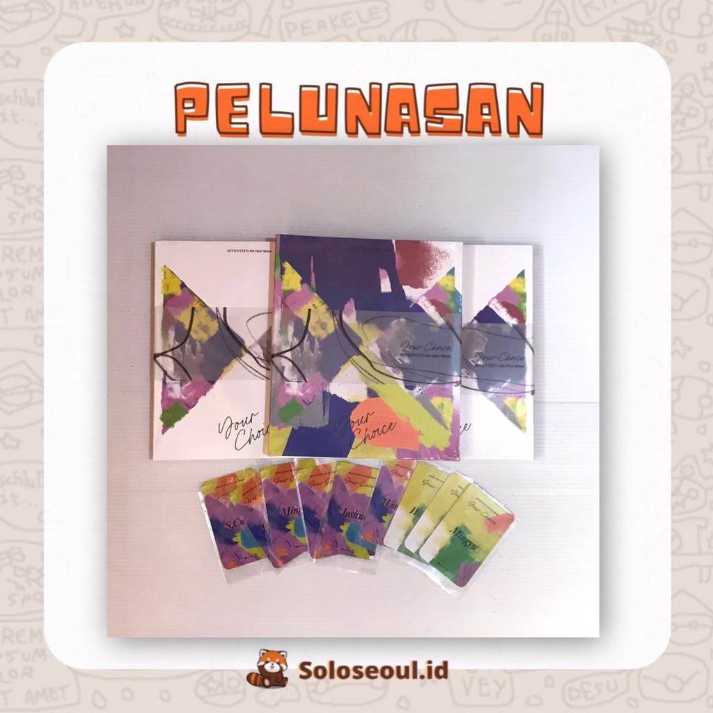 Jual [PEMBAYARAN AKHIR] ALBUM SEVENTEEN: YOUR CHOICE (MECIMA FANSIGN ...
