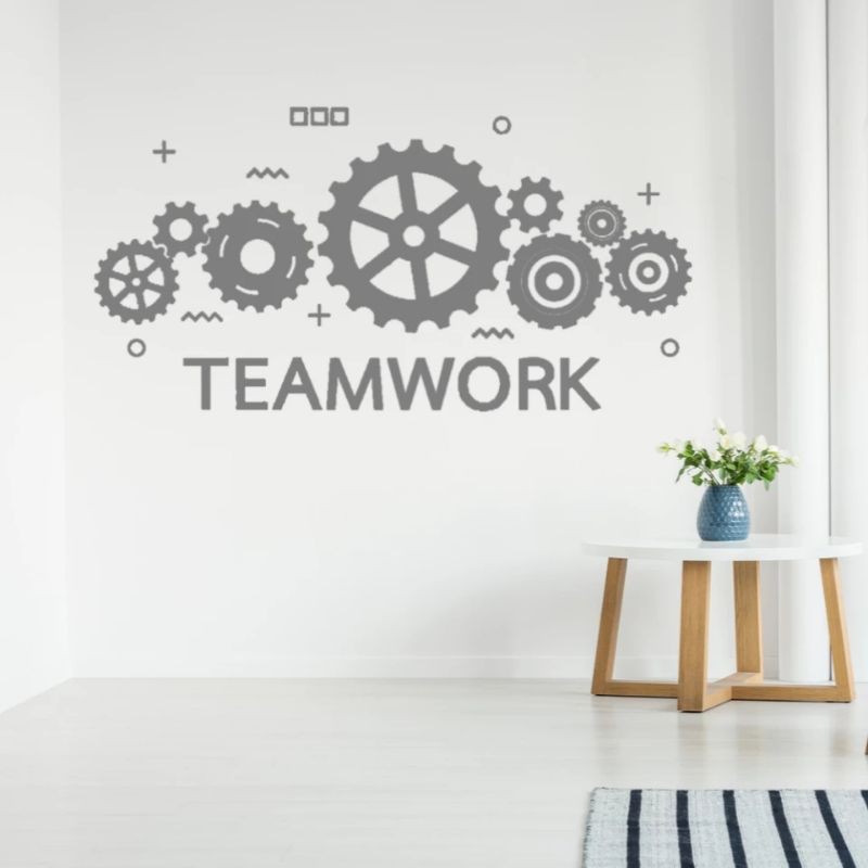 Jual Wall Sticker Stiker Dinding Kaca Quote Quotes Motivasi Teamwork ...