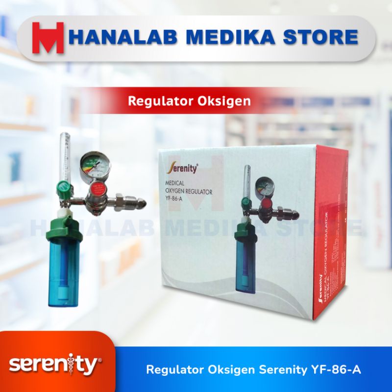 Jual Regulator oksigen Serenity/ regulator O2 / regulator tabung ...