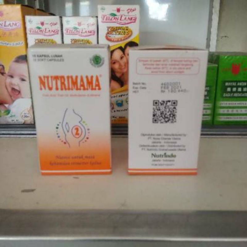 Jual NUTRIMAMA 2 ISI 15 KAPSUL VITAMIN NUTRISI IBU HAMIL | Shopee Indonesia