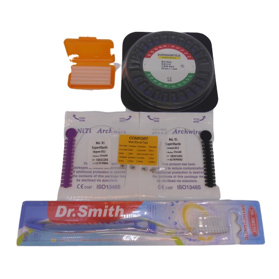 Jual Paket Behel Permanen Resin Eurodontic Warna Biru Tua Transparan ...