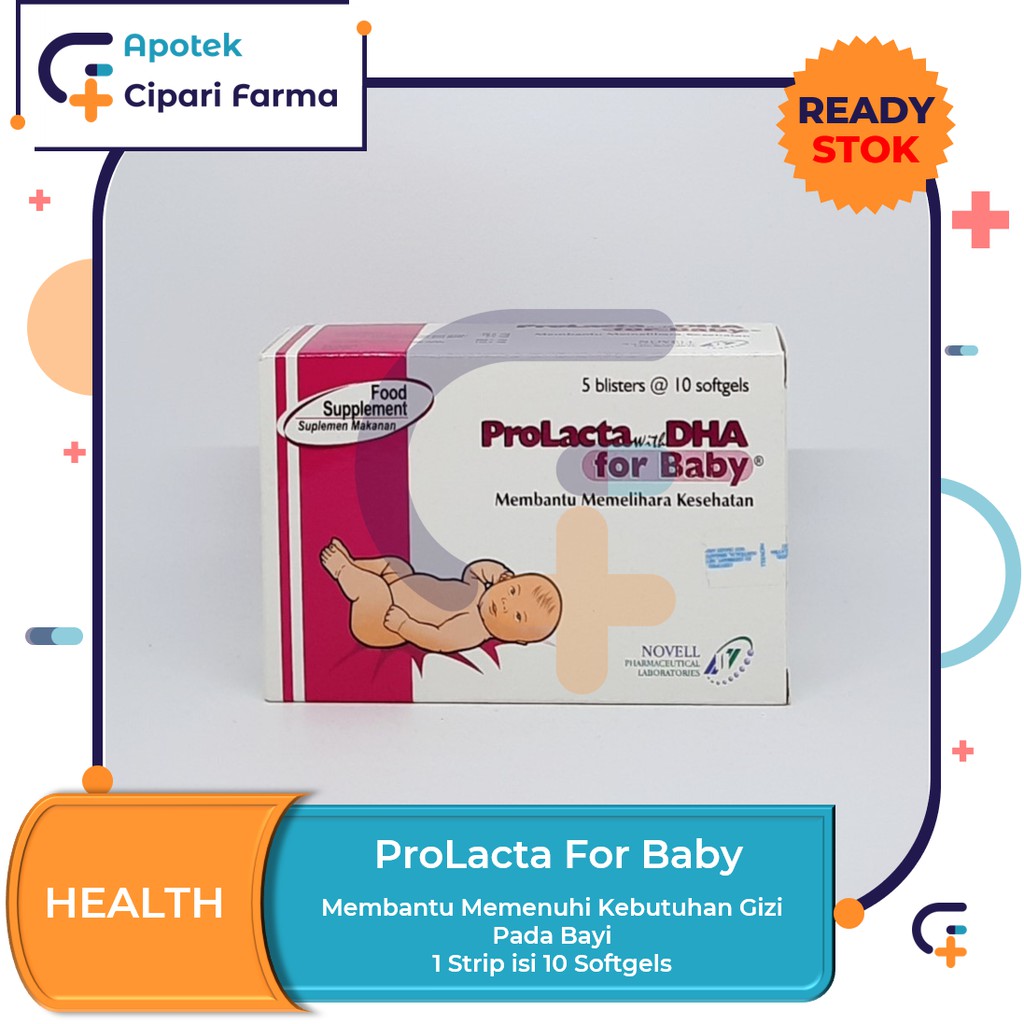Jual Prolacta with DHA for Baby Suplemen Perkembangan Otak Bayi 1 Strip ...