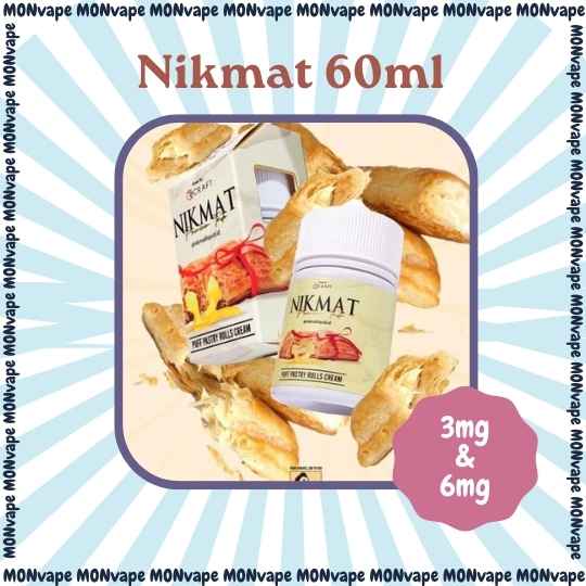 Jual NIKMAT PREMIUM TASTE 60ML BY VAPES ABY X RCRAFT E-LIQUID VAPORIZER ...