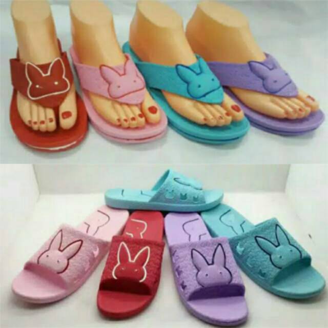 Jual OhBabyshop Sendal Lucu / Sendal anak / Sendal Kelinci / slippers ...