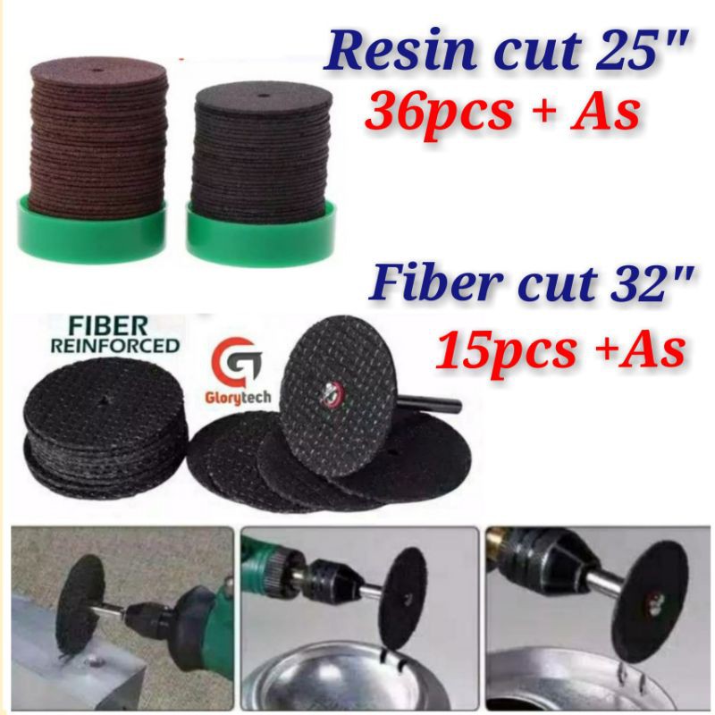 Jual GERINDA POTONG FIBER CUT/ CUTTING DISC MINI DRIL/ MATA GERINDA ...