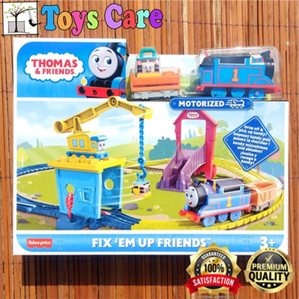 Jual THOMAS & FRIENDS FIX EM UP CARLY & SANDY MOTORIZED TRACK SET ...