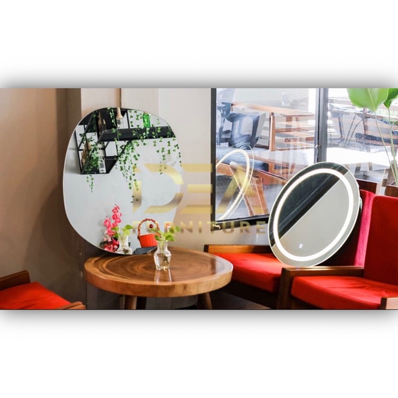 Jual Cermin Kaca Kamar Mandi LED Touch Screen IDEFU02 | Shopee Indonesia