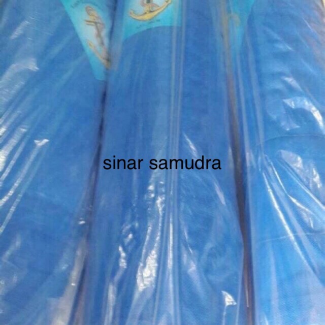 Jual Polinet biru / polynet jaring proyek/jaring bangunan/roll | Shopee ...